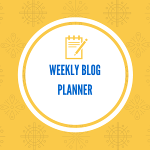 Weekly Blog Planner - Printable | Life of Creed