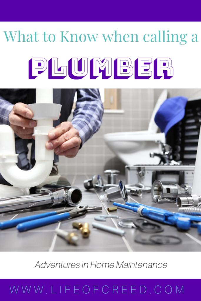 What to Know When Calling a Plumber | Life of Creed