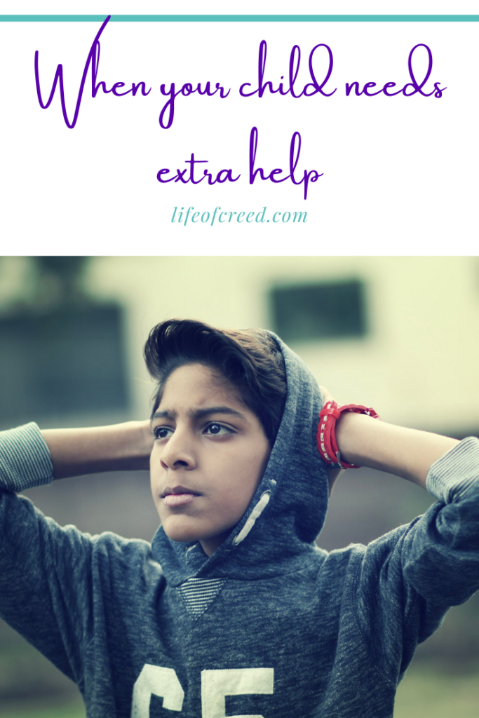 When Your Child Needs Extra Help | Life of Creed